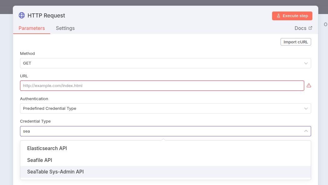 Missing "Predefined Credential" for SeaTable in HTTP Request Node - Questions - n8n Community