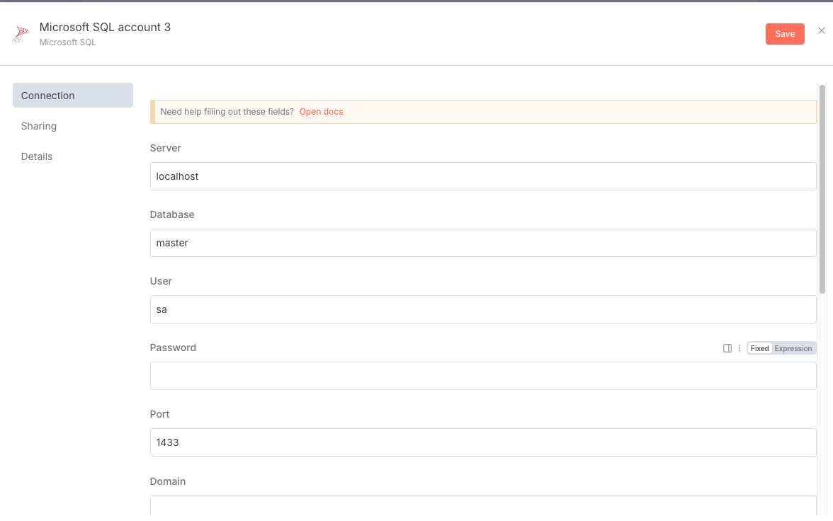 N8n connect with local SQL Server - Questions - n8n Community