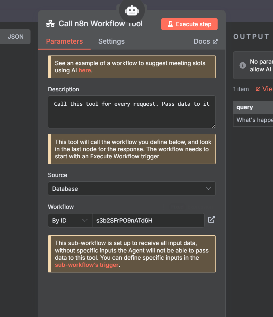 Calling a subworkflow from the same page - Questions - n8n Community