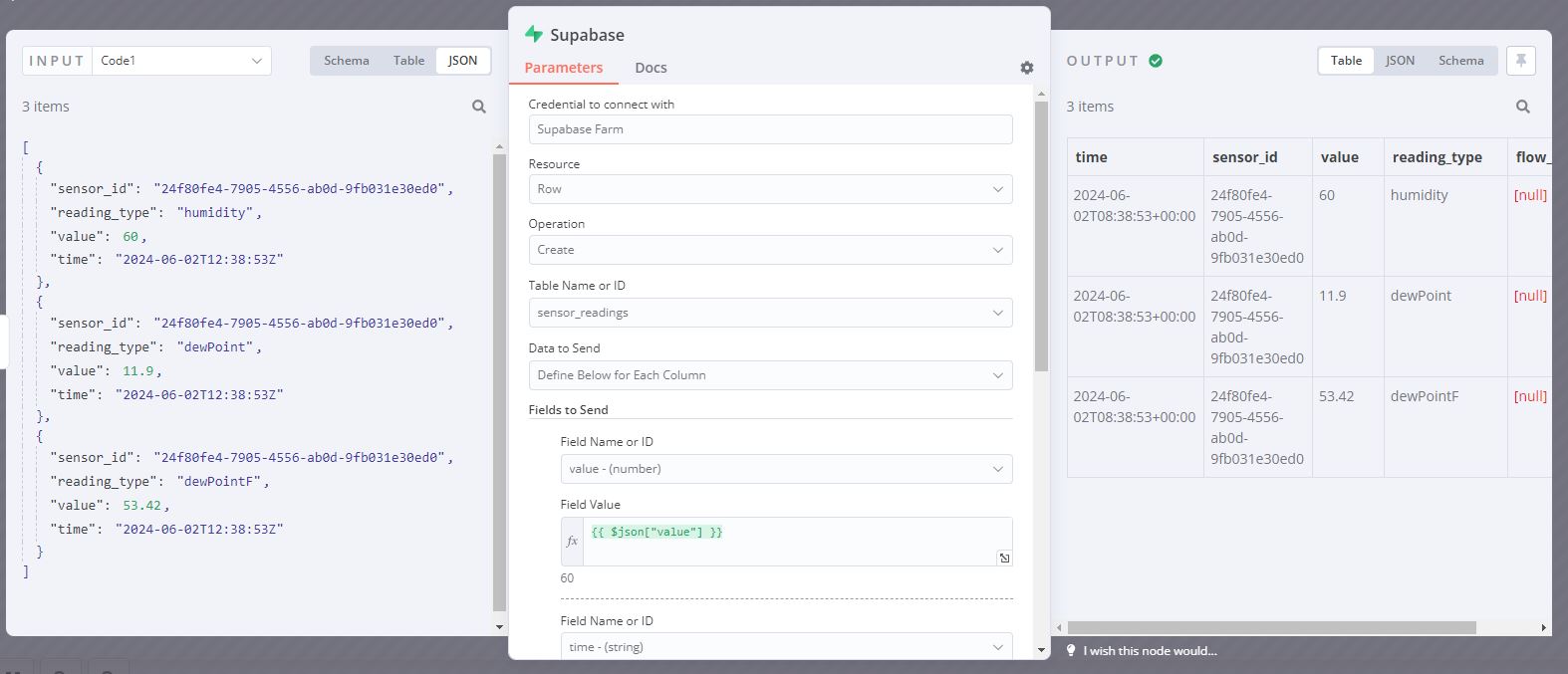 Supabase Insert Error Regarding Time - Questions - n8n Community