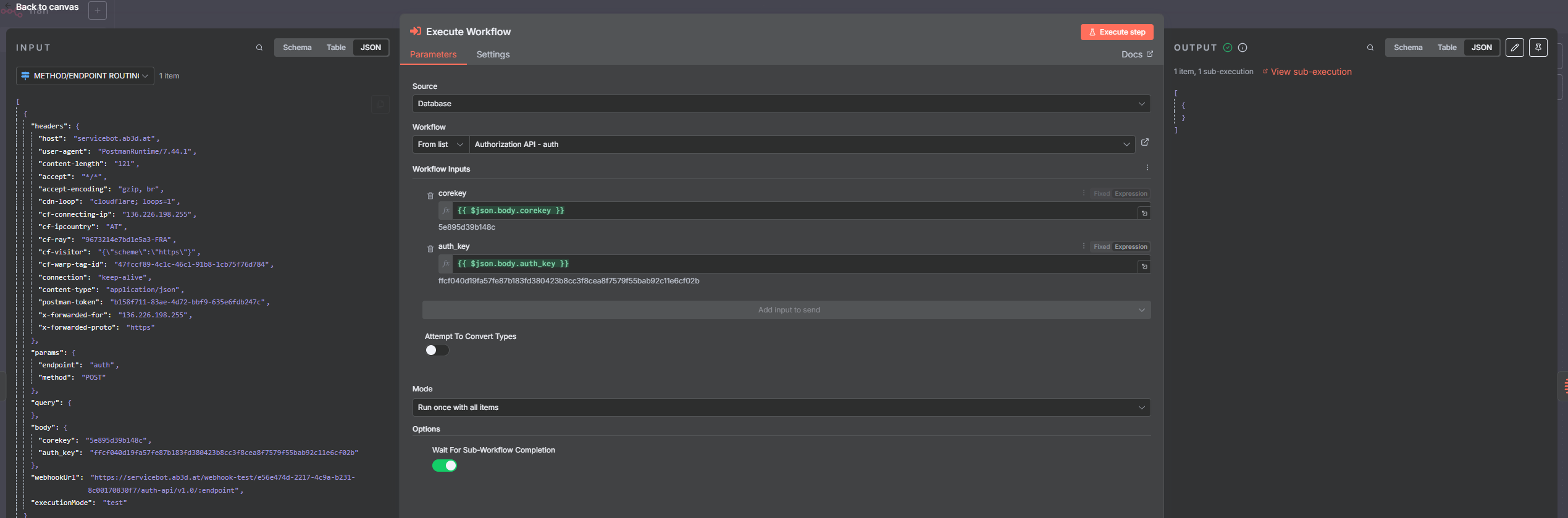Sub Workflow not returning output data to main workflow - Questions - n8n Community