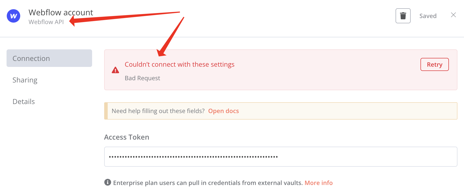 Webflow integration isn’t working - Questions - n8n Community