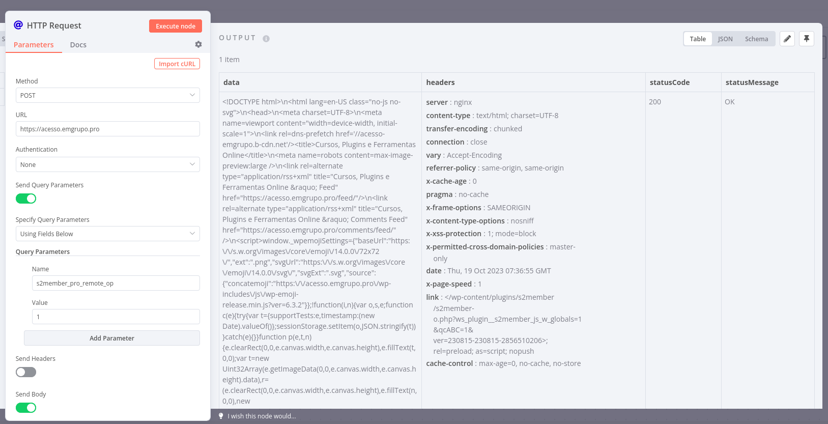 N8n giving error in API, and postman working fine, can't understand it - Questions - n8n Community