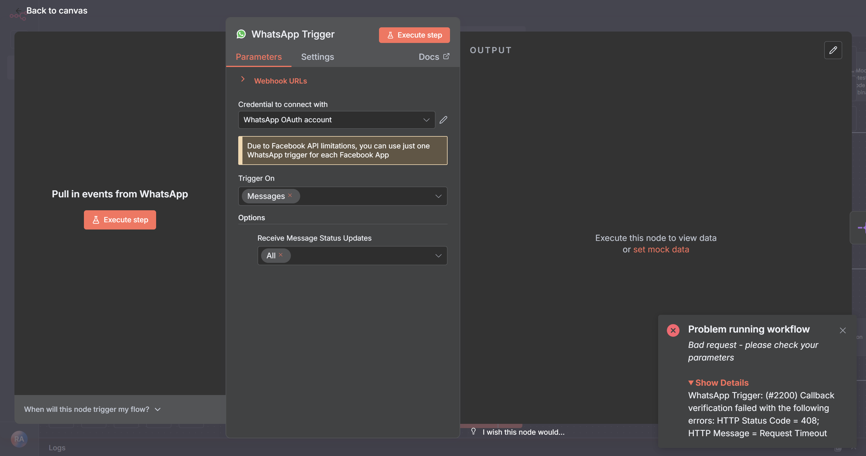 How to setup WhatsApp Trigger Node for Self Hosted N8N using Ngrok - Questions - n8n Community