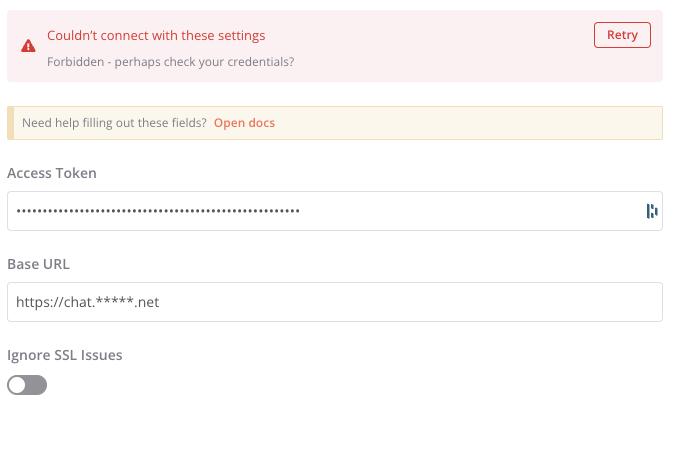 Issue With Mattermost Connection Forbidden Error Questions N8n Community 