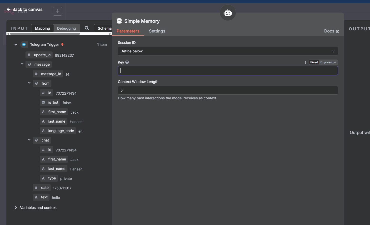 Problem with simple memory node - Questions - n8n Community