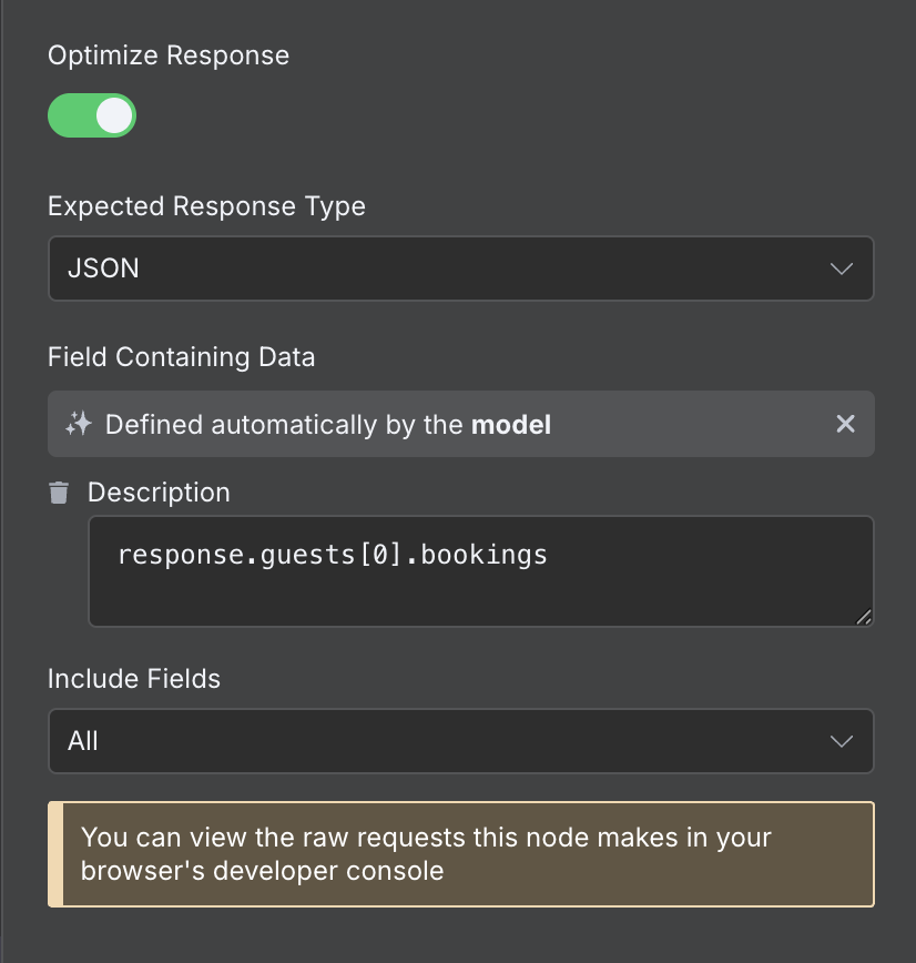 JSON dot notation with Optimize Response in HTTP Request tool - Questions - n8n Community