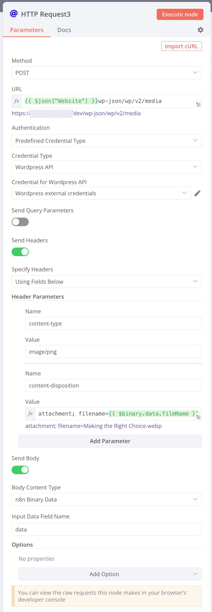 How to upload a image alt text via https request to wordpress? - Questions - n8n Community