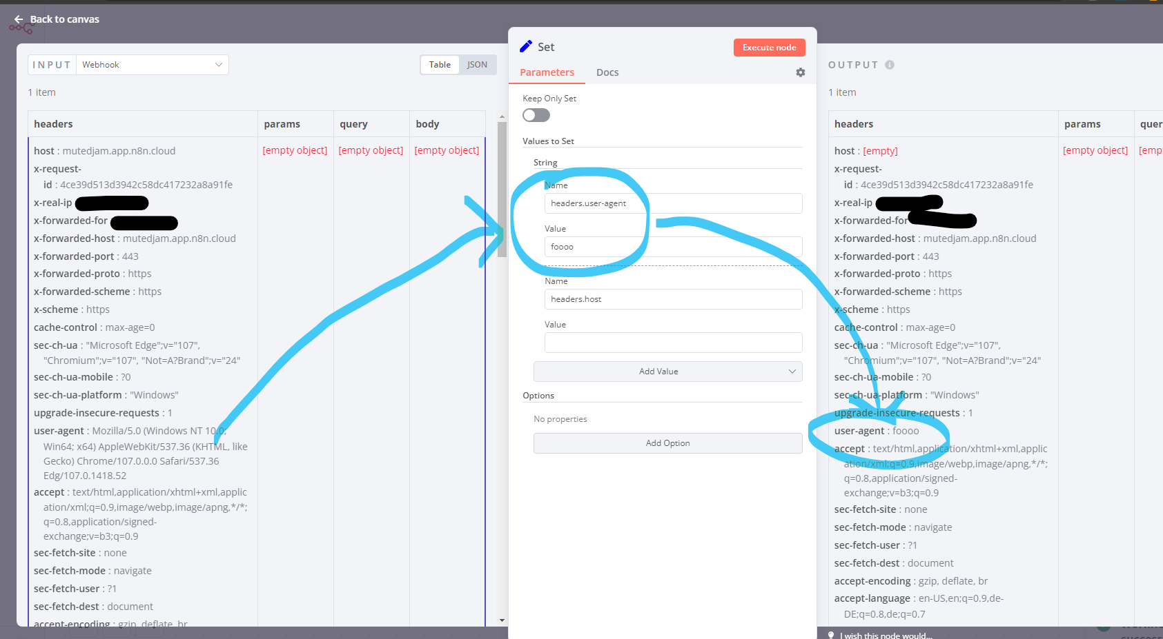 Forward Webhook output to HTTP Request node - Questions - n8n Community