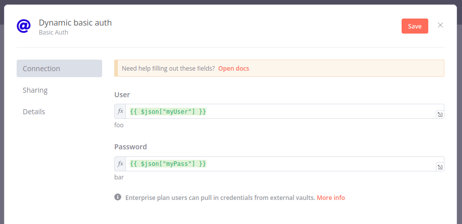 How To Use Basic Auth With Dynamic Username Password Questions N8n Community