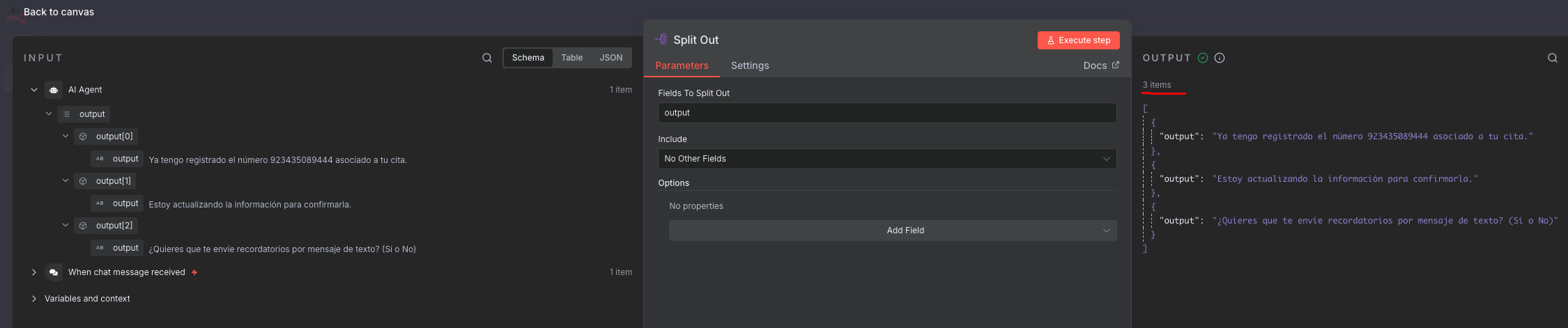 How to split one long message into multiple messages in n8n - Questions - n8n Community