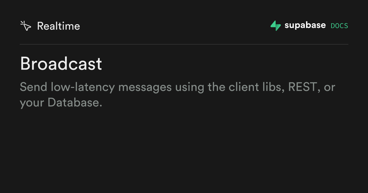 Triggers for Supabase (RealTime) - Feature Requests - n8n Community