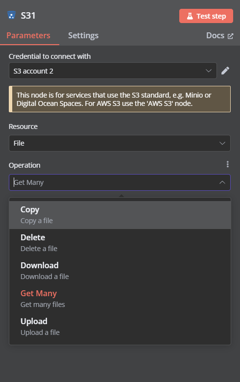 Why in s3 node we cant search single file? - Questions - n8n Community