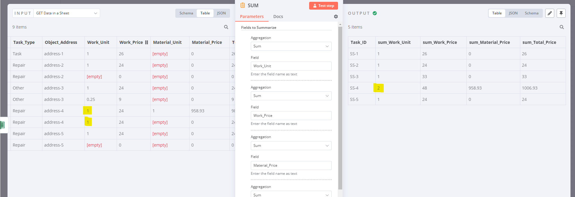 Adding up values with SUM node - Questions - n8n