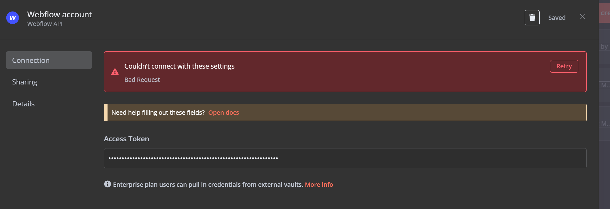 Cant Connect Webflow Questions N8n Community 