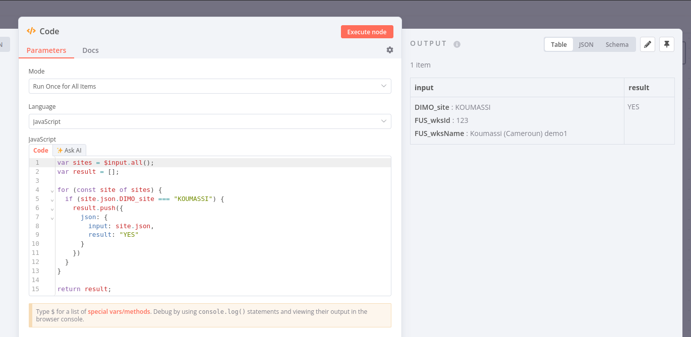 Code doesn't get all the items - Questions - n8n Community