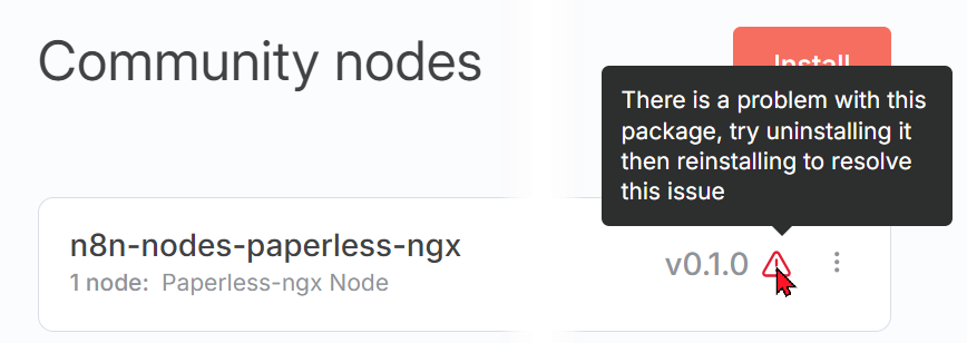 Cannot install community nodes anymore - Questions - n8n Community