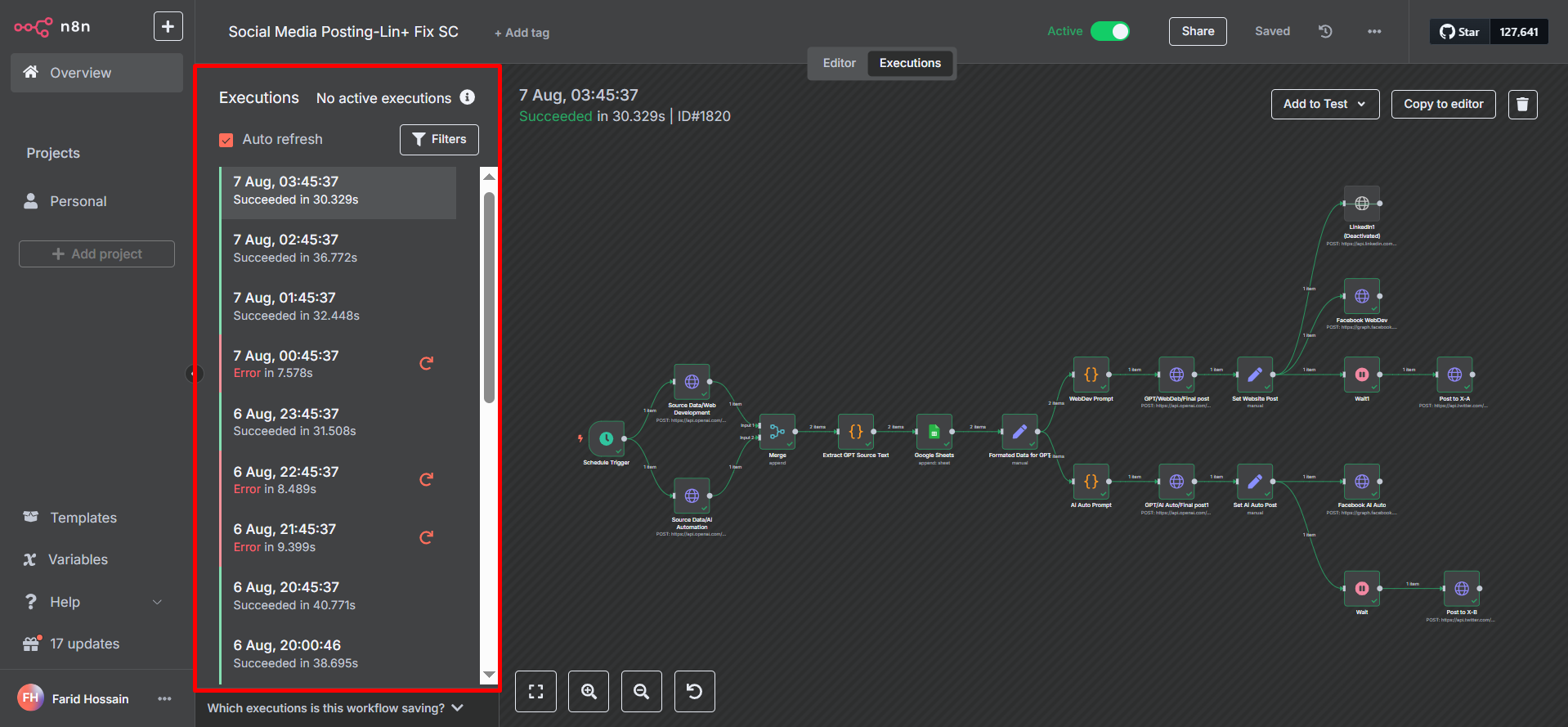 Schedule node is not working for any interval set above 01 ( One ) hour - Questions - n8n Community