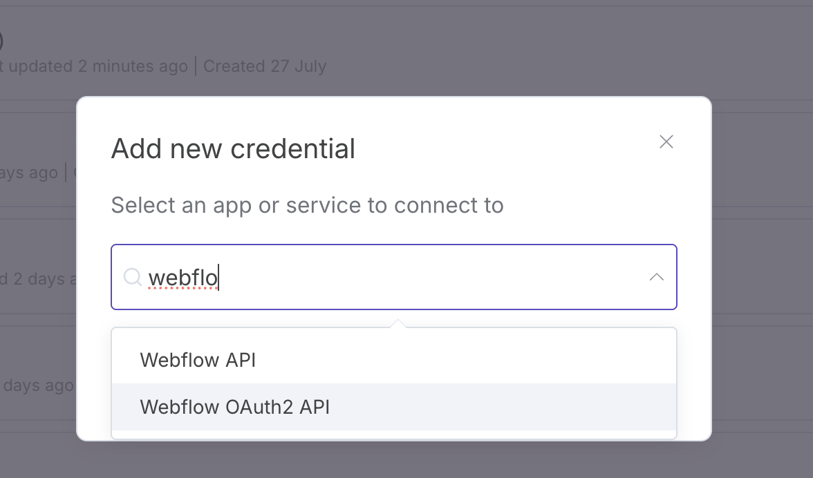 Webflow Credential not saving... but works in HTTP request - Questions - n8n Community