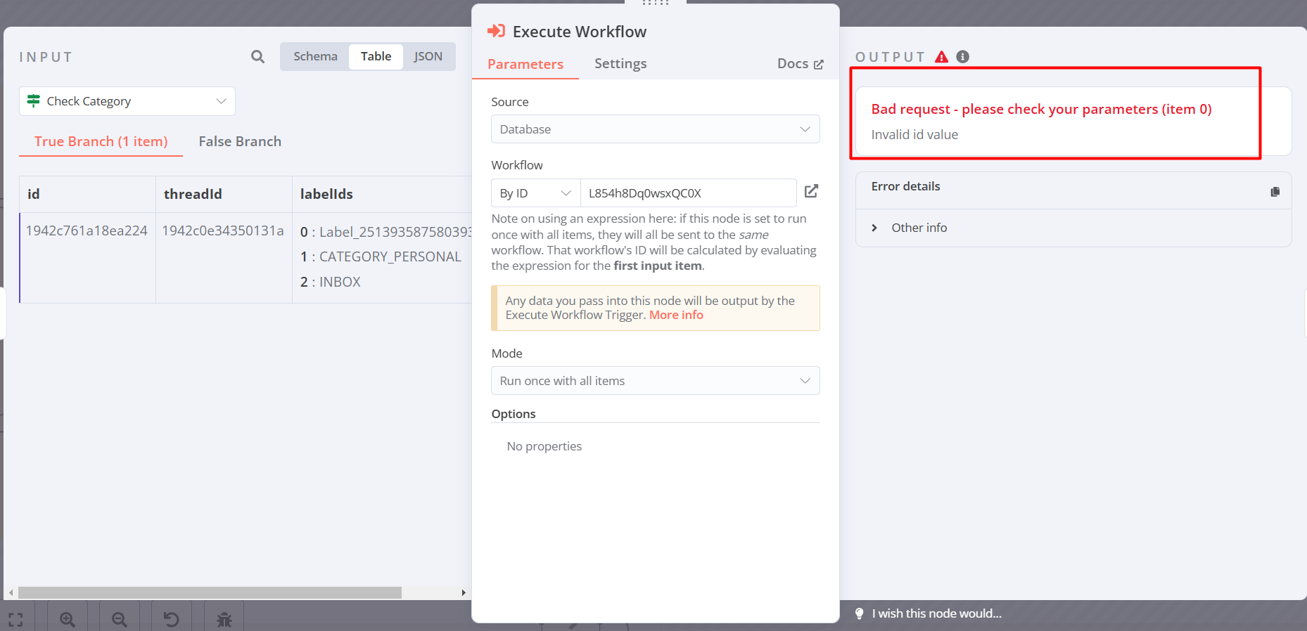 Error Execute Workflow - Questions - n8n Community Error Execute Workflow - Questions - n8n Community
