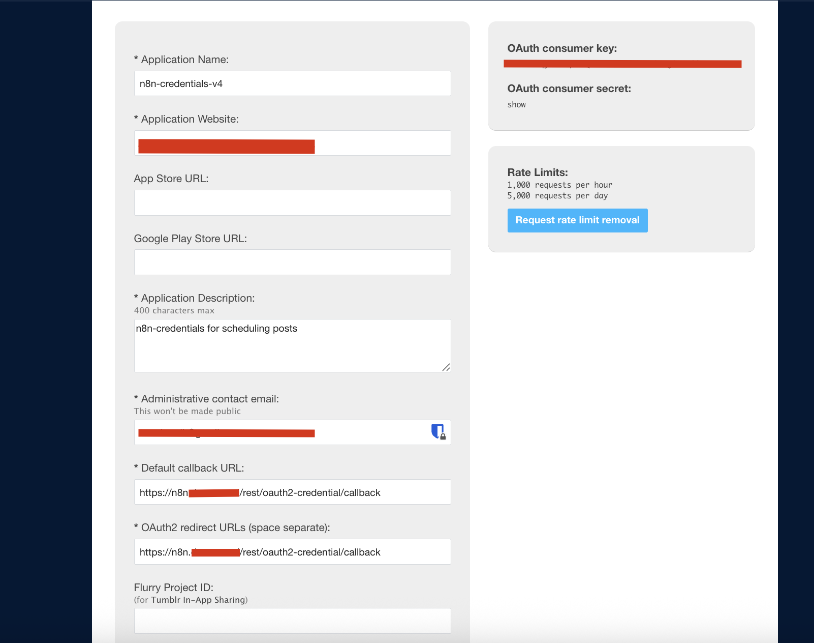 OAuth1 API Error 401 | tumblr API - Questions - n8n Community
