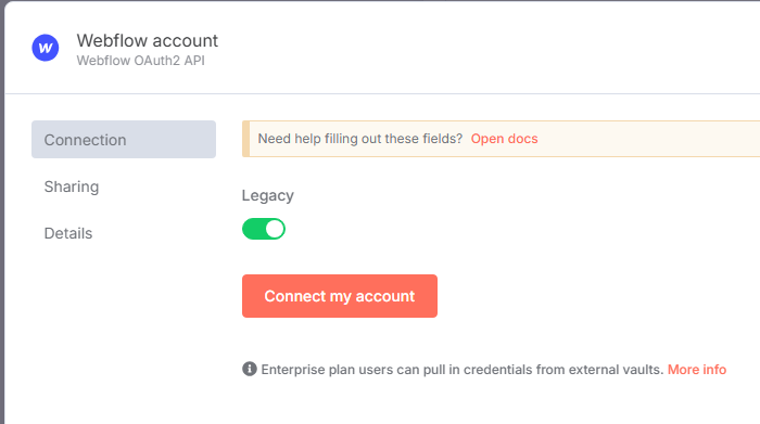 How to Use Custom Webflow OAuth2 Credentials with Client ID/Secret for Read/Write CMS Access ...