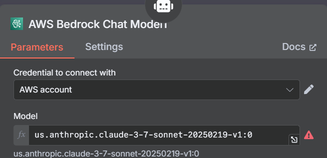 How to support aws claude 3.7 in aws bedrock chat model node - Nodes - n8n Community