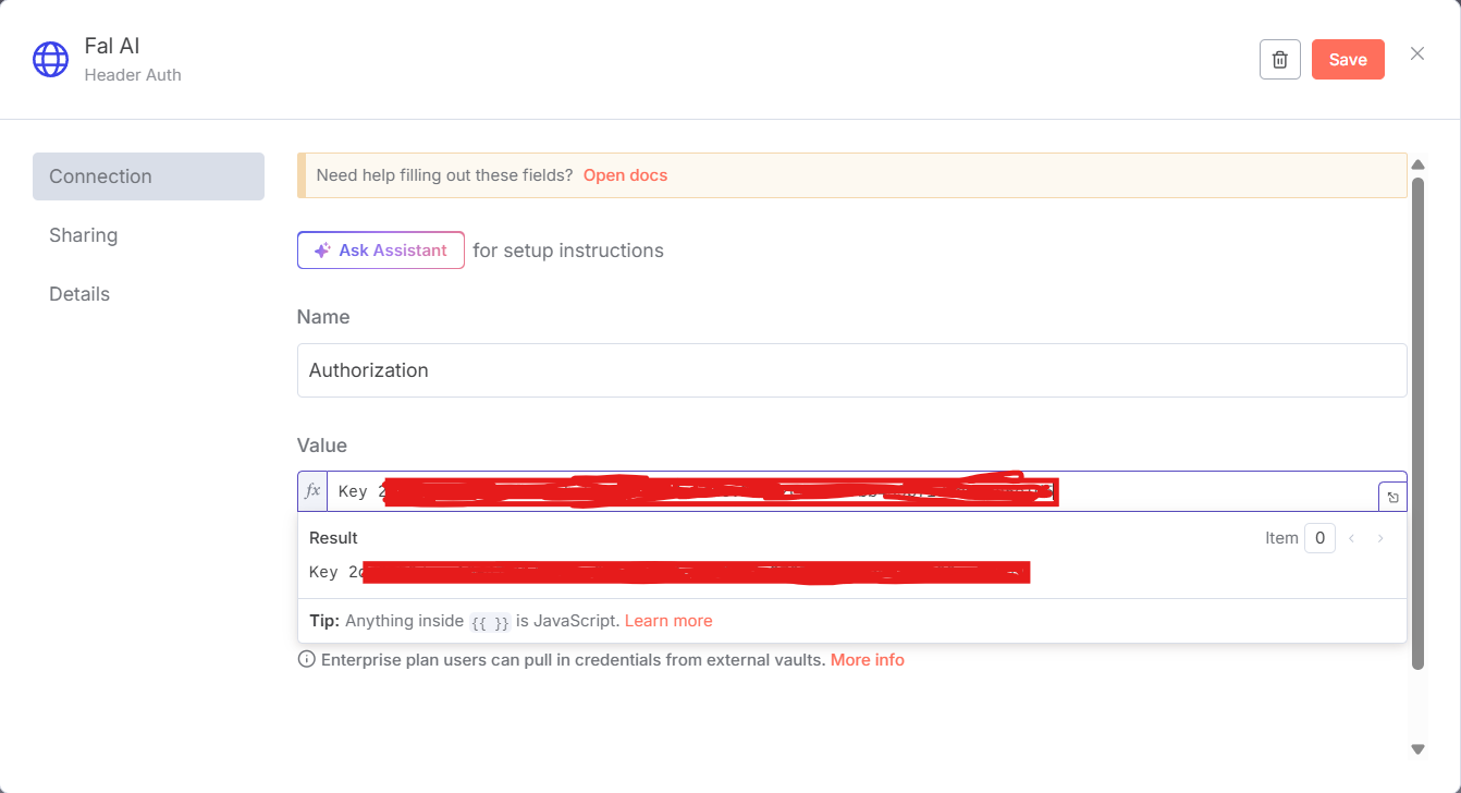 Authentication problem with Fal.ai - Questions - n8n Community