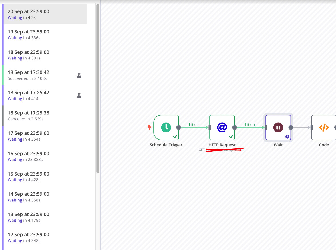 Wait module stuck on execution - Questions - n8n Community