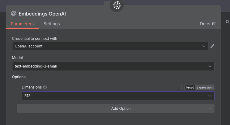 Vector dimension 1536 does not match the dimension of the index 512 issue - Questions - n8n ...
