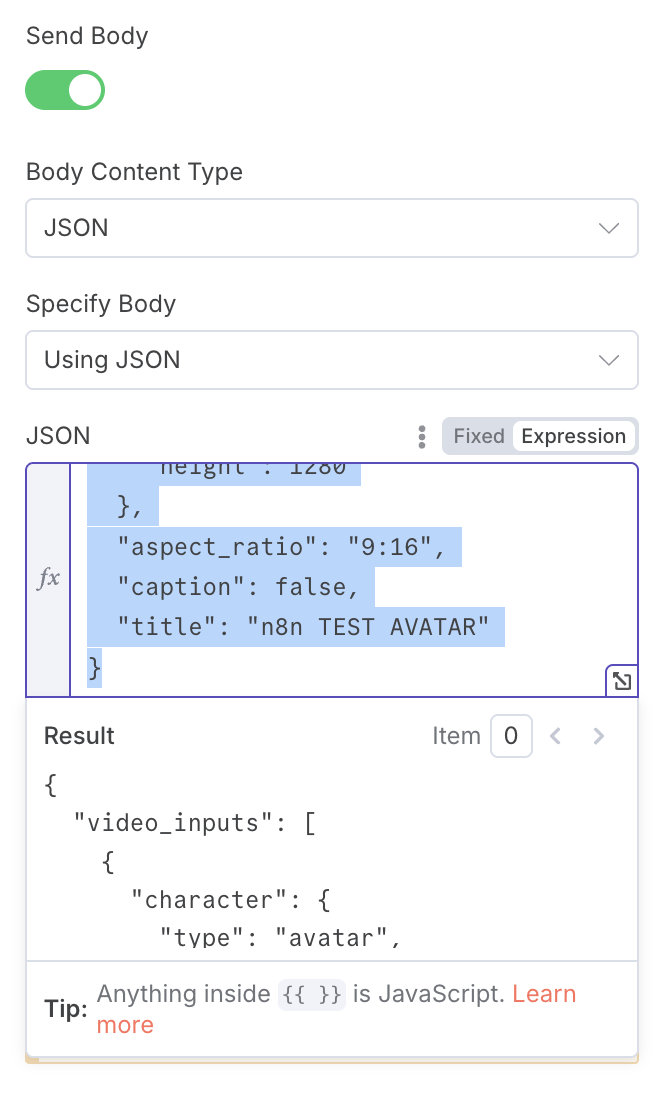 Problem with json - Help me Build my Workflow - n8n Community